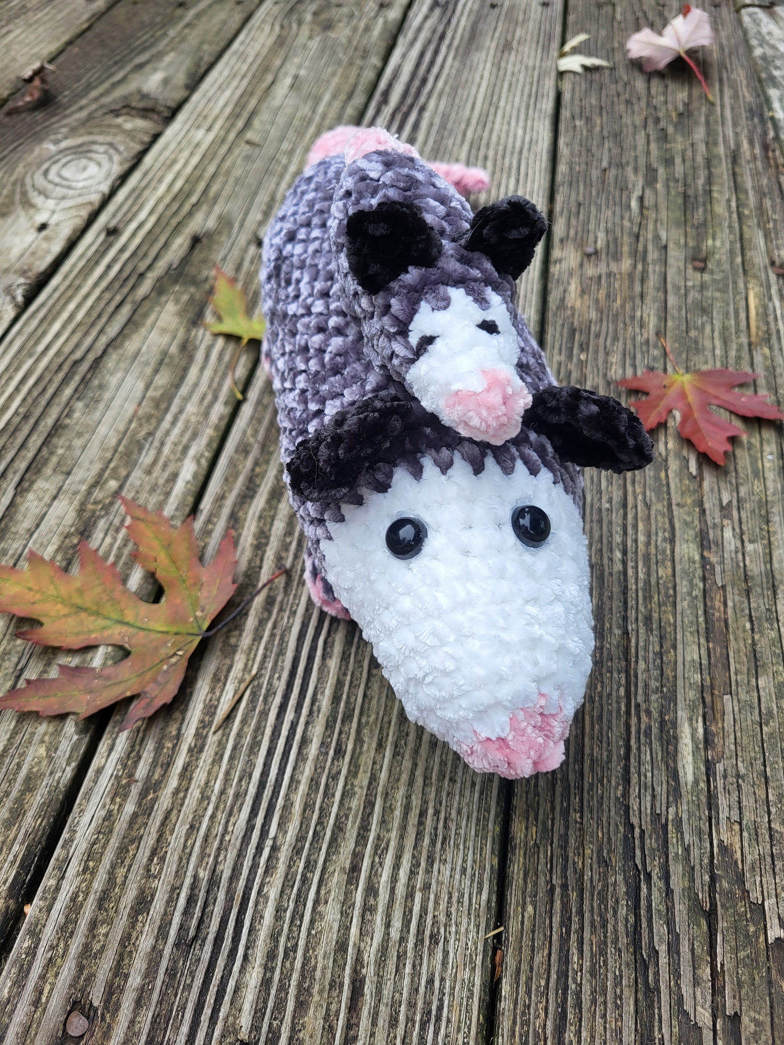 Petunia Possum and Baby Pip Opossum Marsupial Stuffed - Etsy
