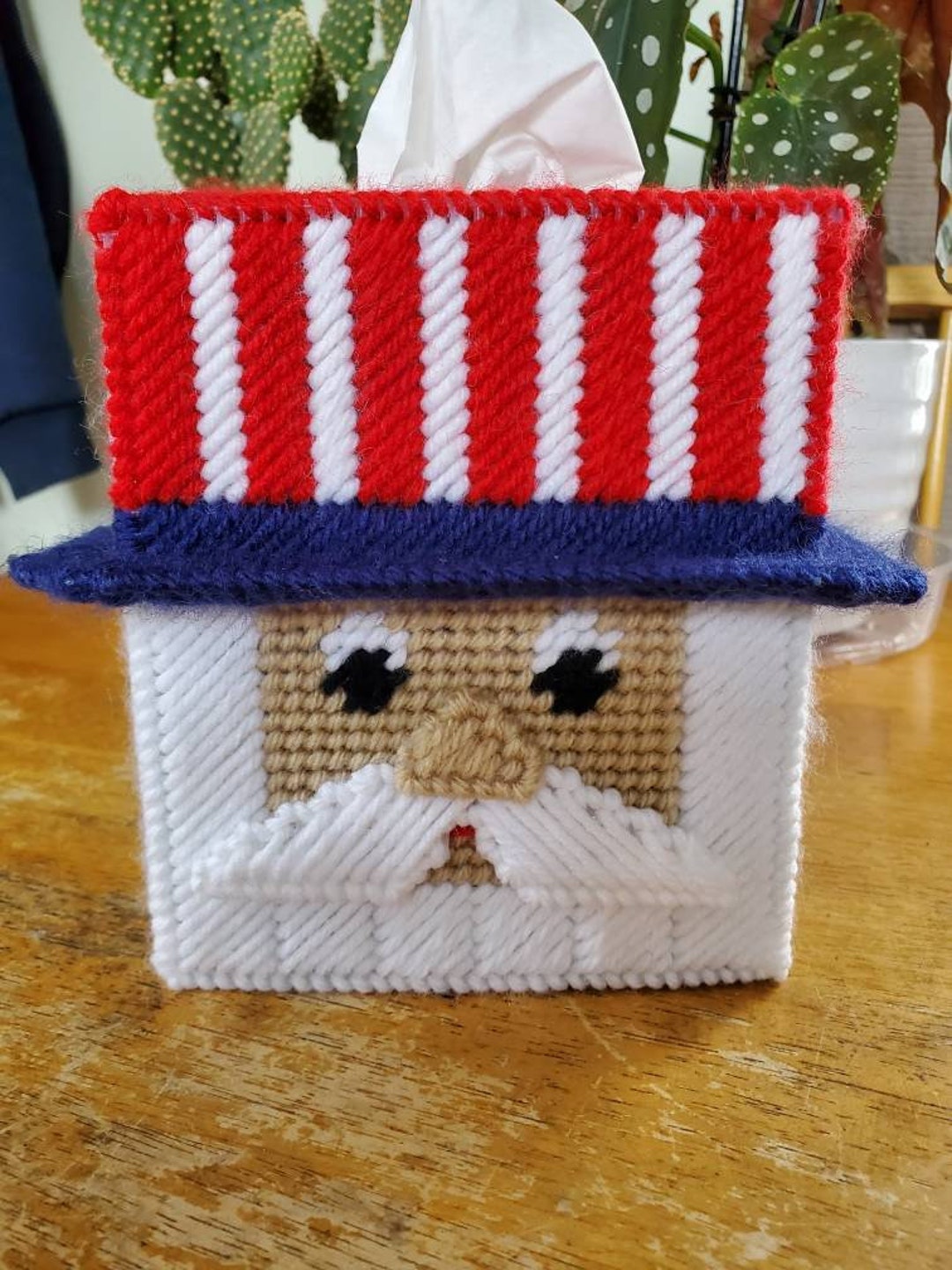 Uncle Sam Tissue Box Cover, Patriotic, 4th of July, Army, Military ...