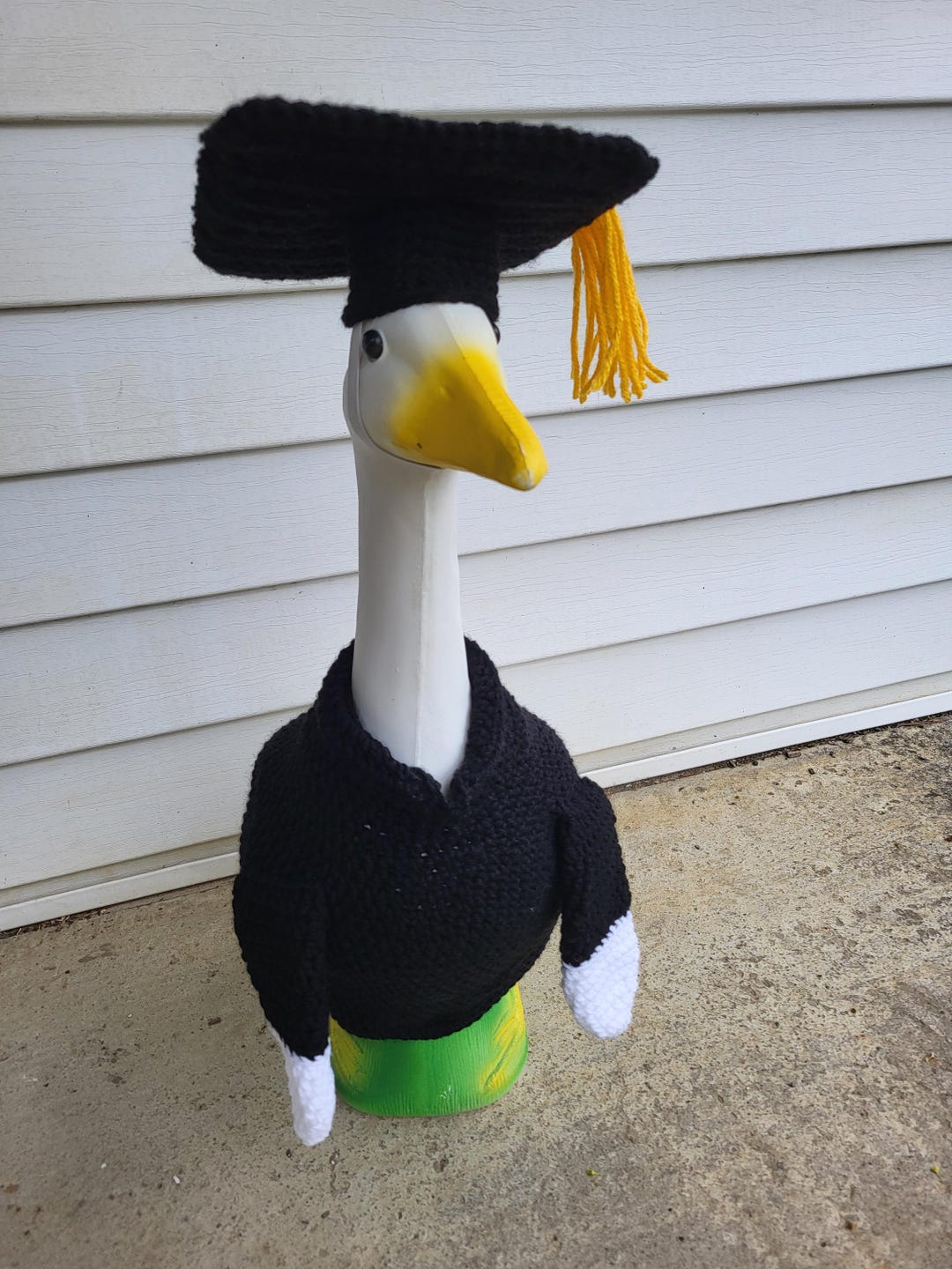 Graduation Porch Goose Outfit, Goose Costume, Cap and Gown, Hrad, High ...