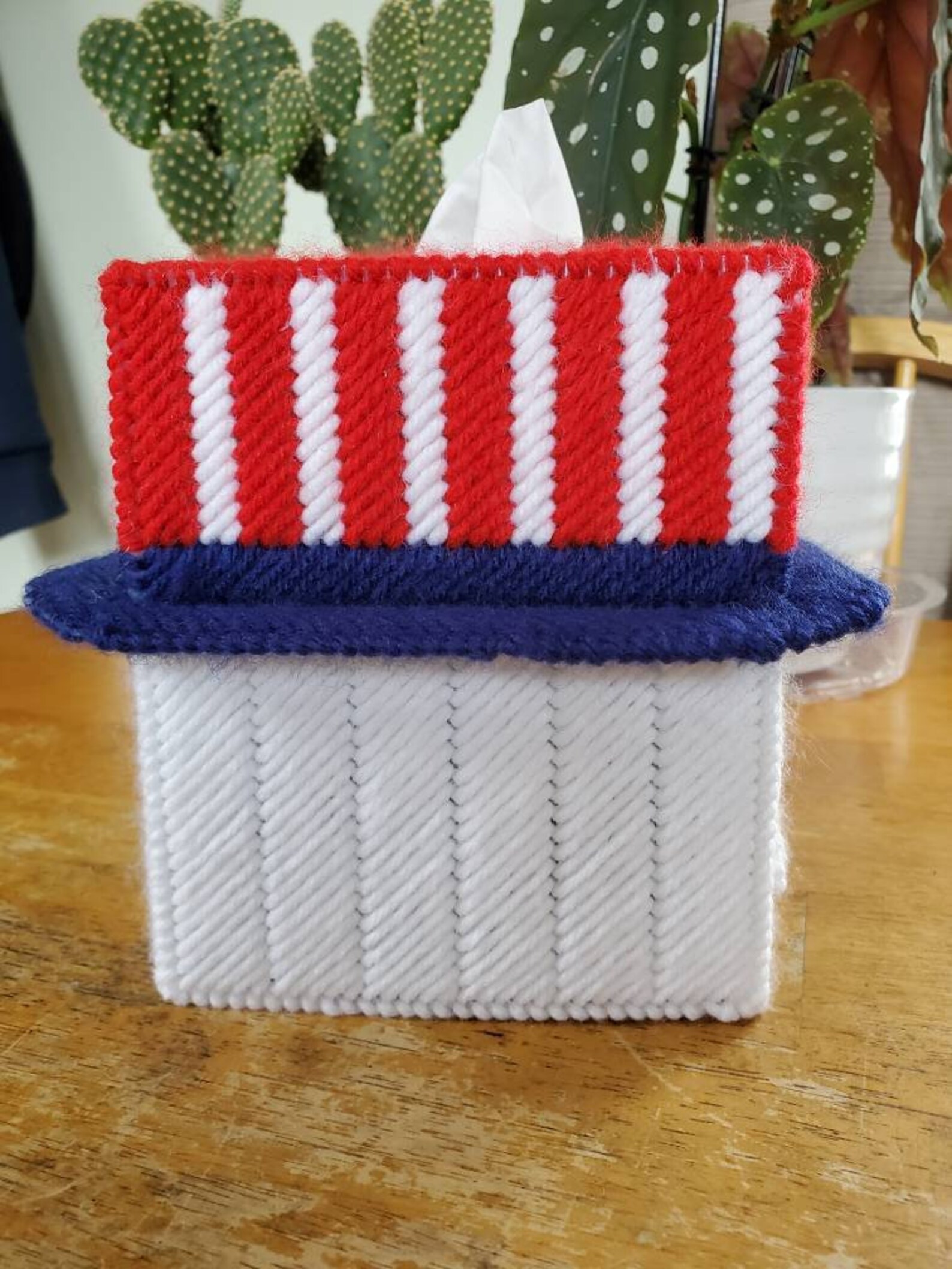 Uncle Sam Tissue Box Cover Patriotic 4th of July Army - Etsy