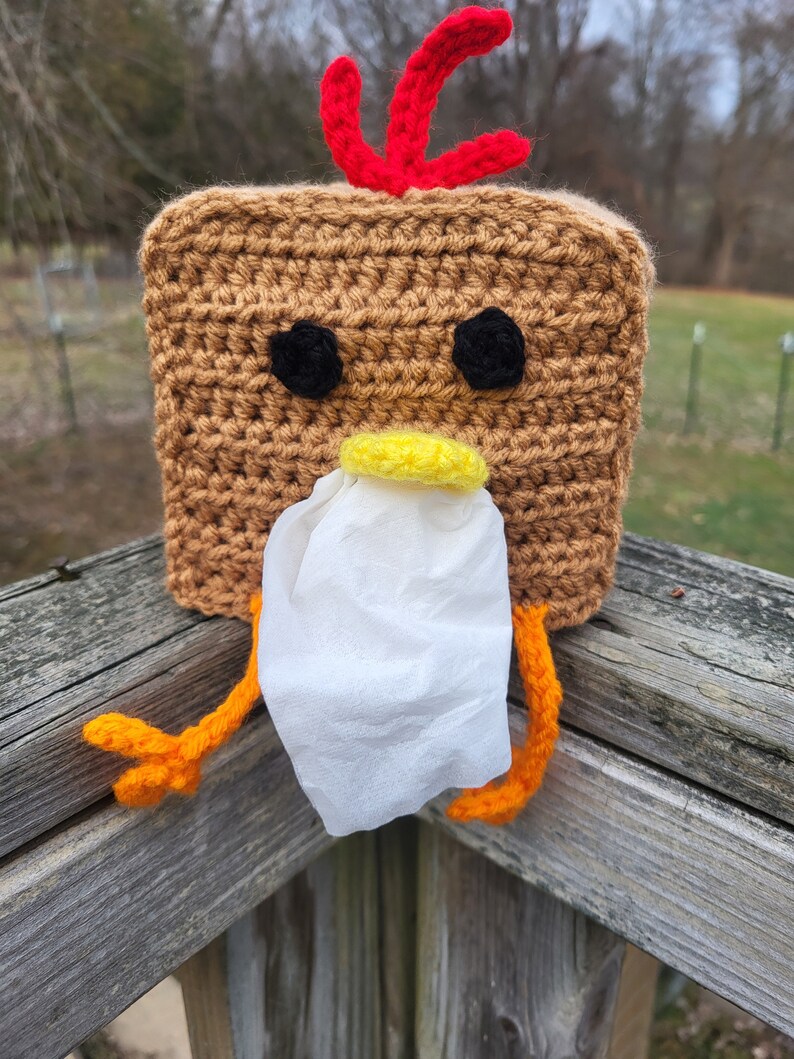 Chicken Tissue Box Cover, Home Decor, Rooster, Peep, Hen, Farm, Cow - Etsy