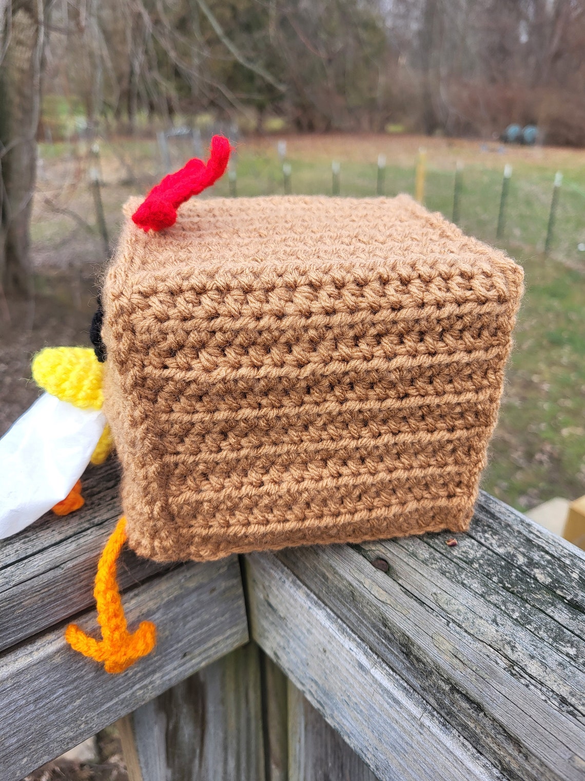 Chicken Tissue Box Cover, Home Decor, Rooster, Peep, Hen, Farm, Cow - Etsy