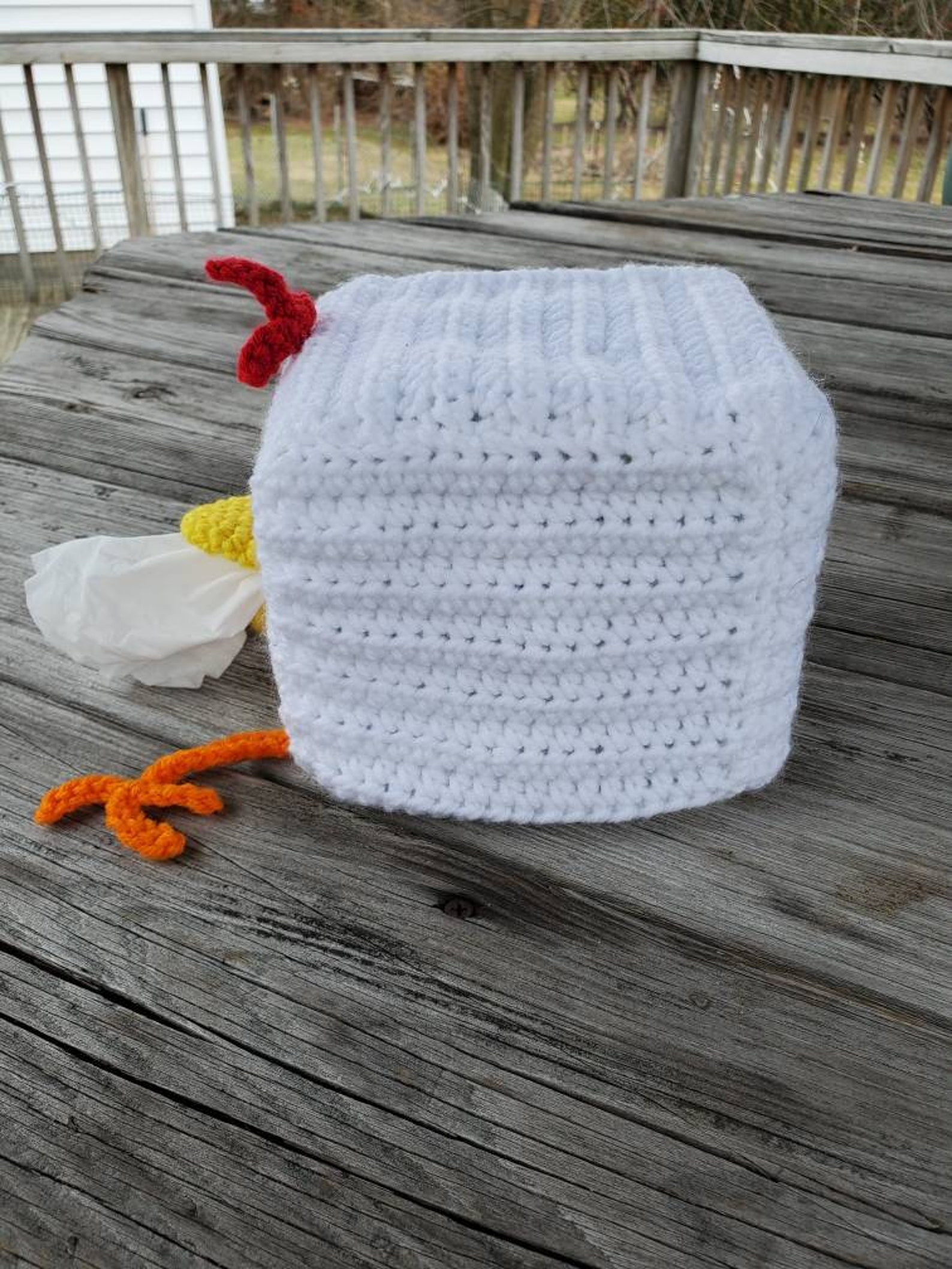 Chicken Tissue Box Cover, Home Decor, Rooster, Peep, Hen, Farm, Cow - Etsy