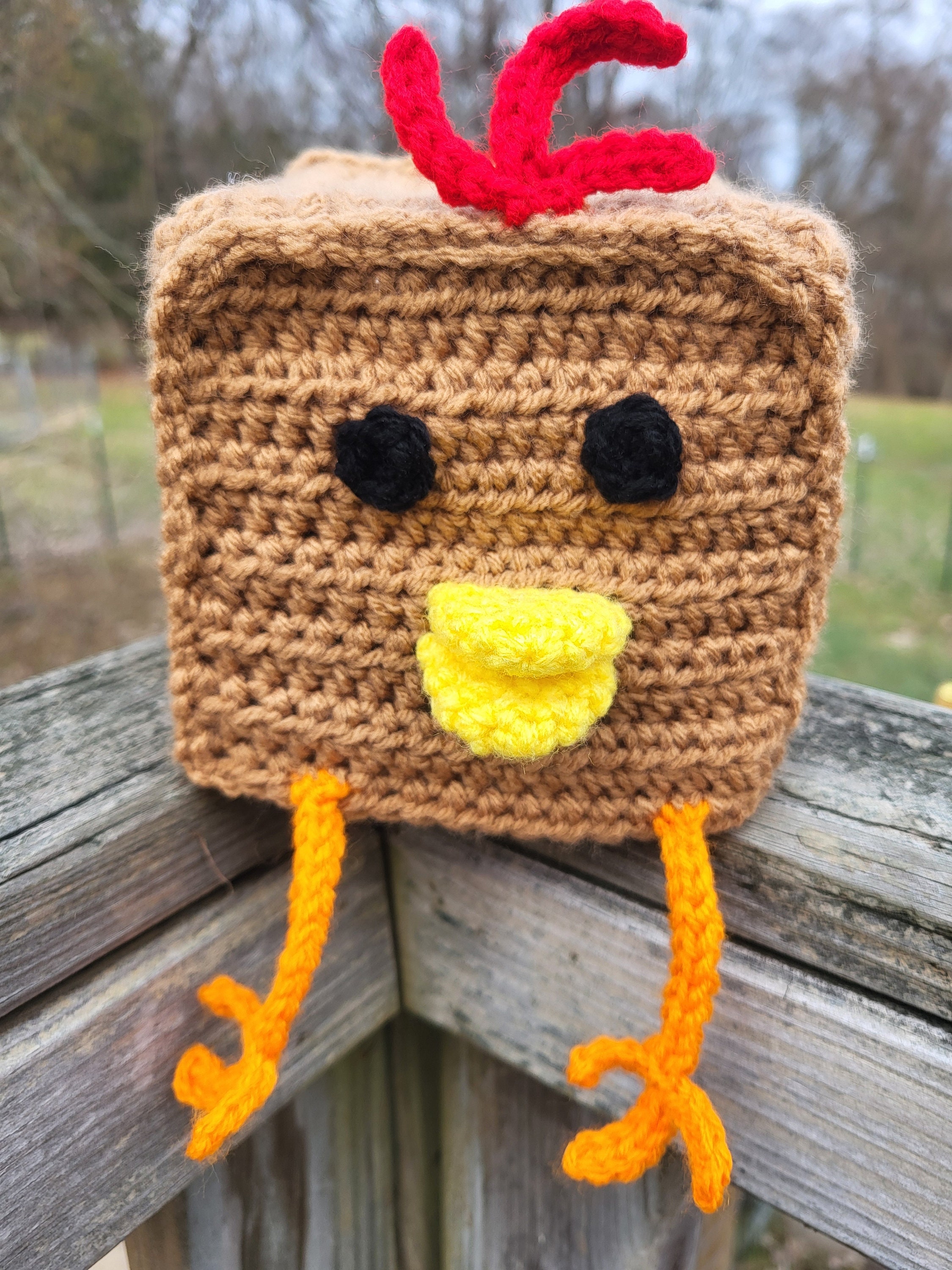 Chicken Tissue Box Cover, Home Decor, Rooster, Peep, Hen, Farm, Cow - Etsy
