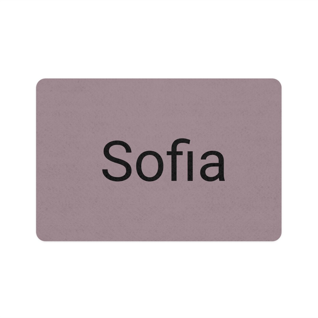 Personalized Dusty Rosewood Pet Mat: Elegant Mauve Taupe, Non-slip - Etsy