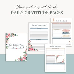 Grounded in Faith Gratitude Journal | Printable Christian Journal for ...