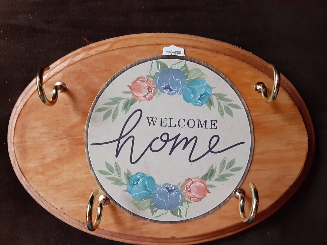 Welcome Home Key Holder - Etsy