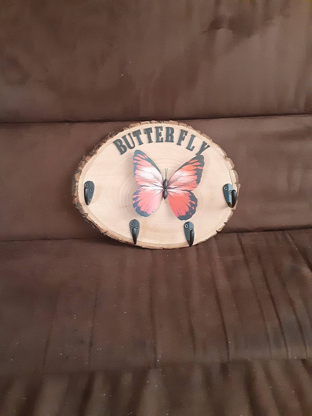 Red Admiral Butterfly Key and Accessories Holder - Etsy