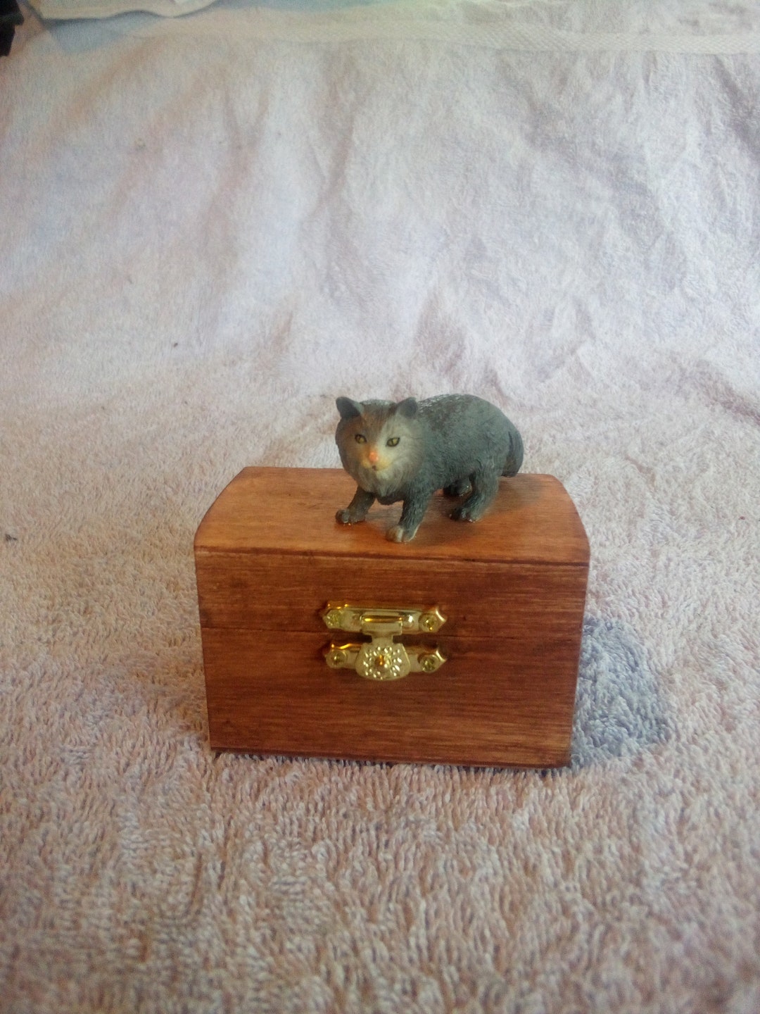 Miniature Grey Persian Cat Jewelry Box - Etsy