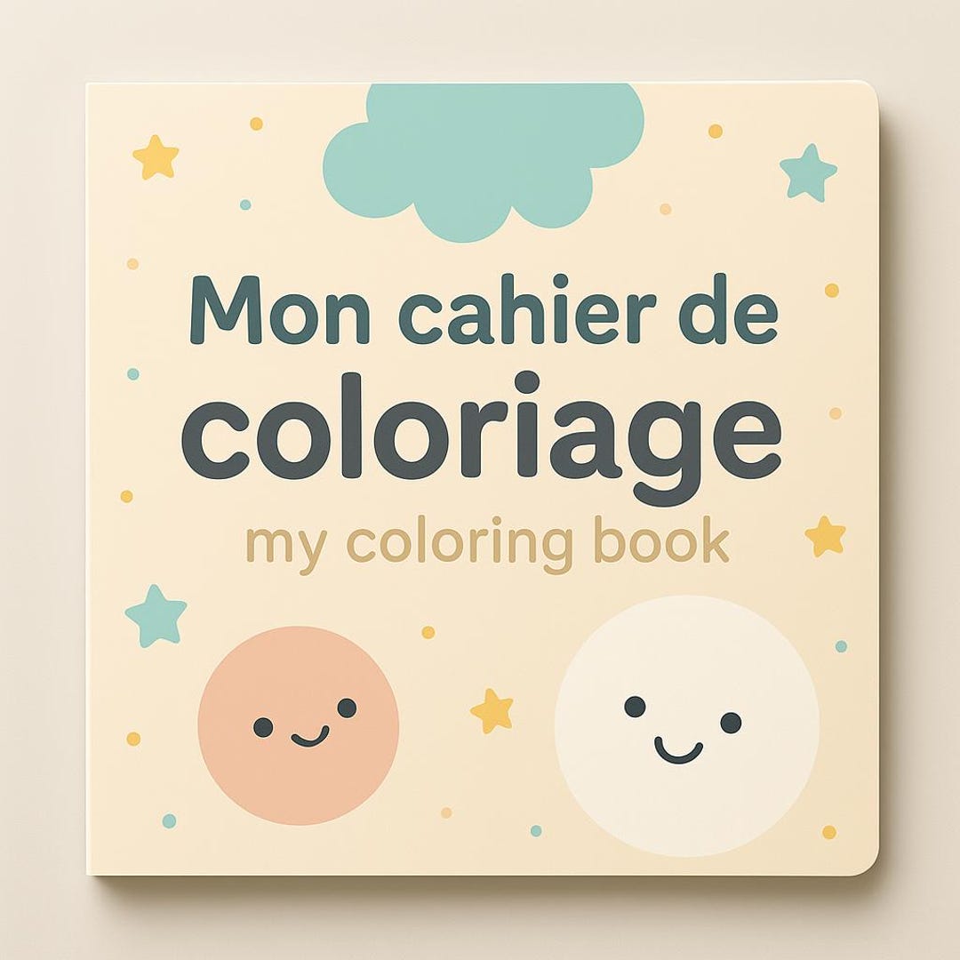 My Coloring Book - Printable PDF for Children 3-6 Years Old - Bilingual ...