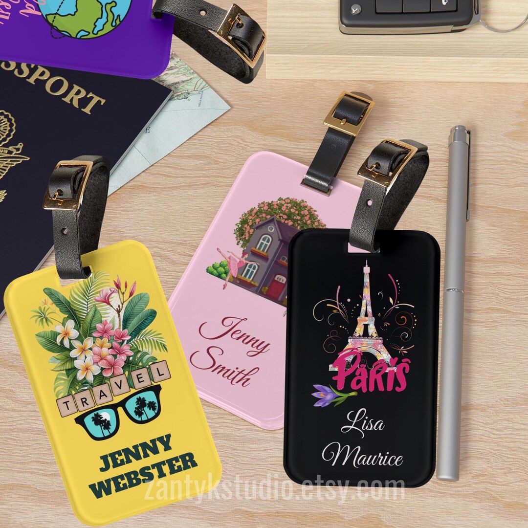 Custom Name Luggage Tag, Unique Luggage Identifier - Etsy