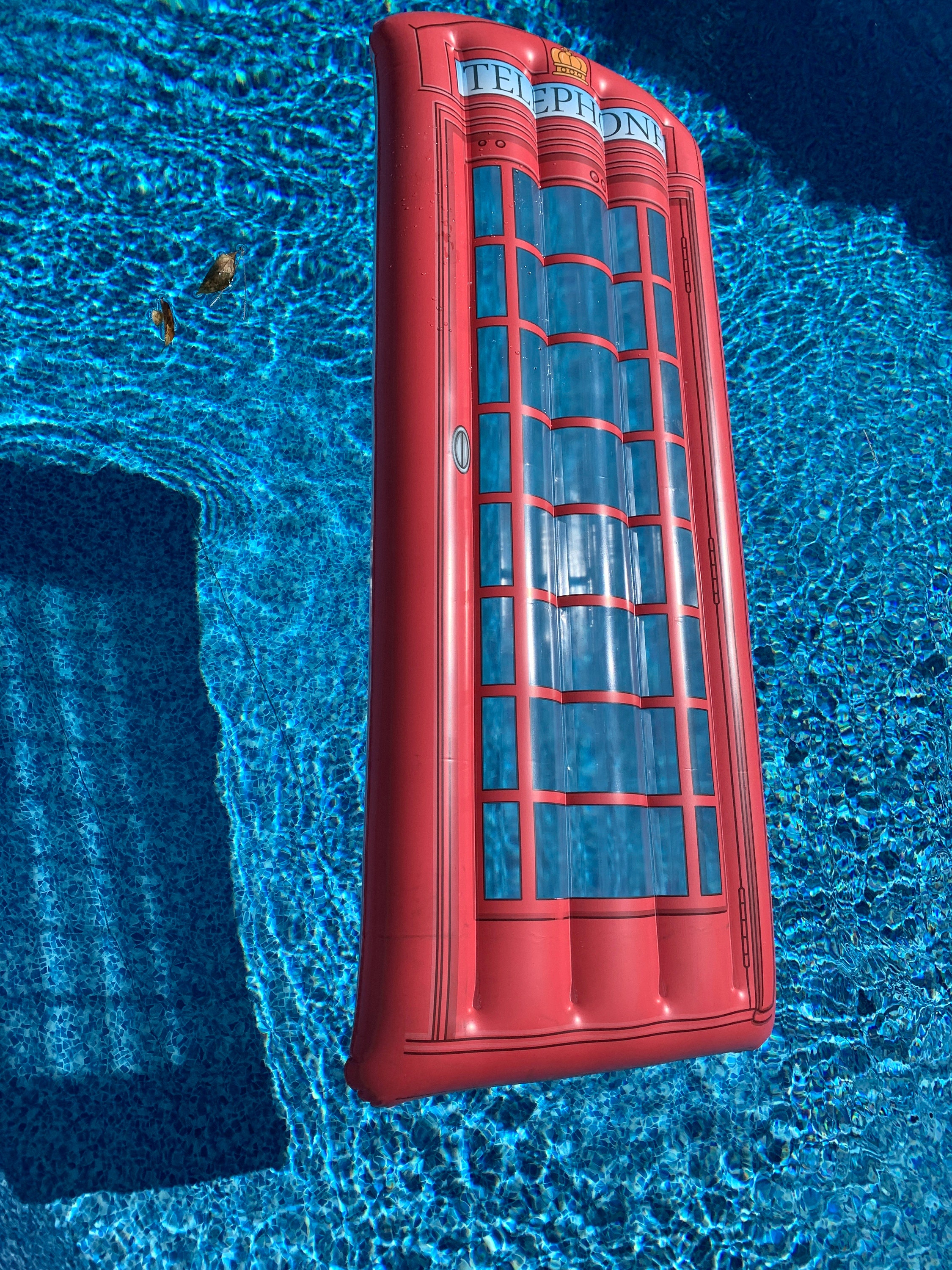 London Calling Pool Float English Phone Booth Telephone - Etsy