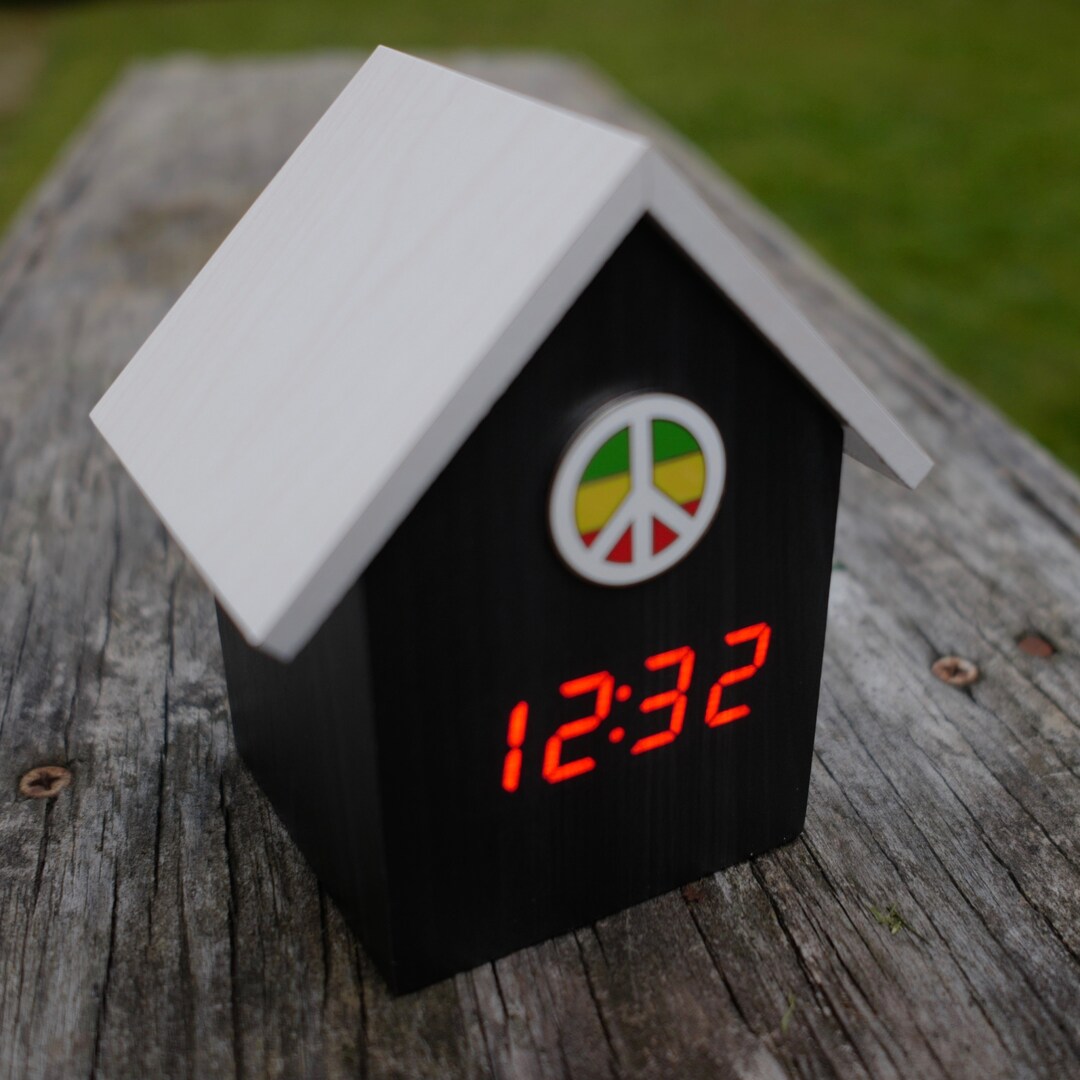 Hausclock, "peace Time", Digital Alarm Clock, Digital Clock, Cuckoo ...