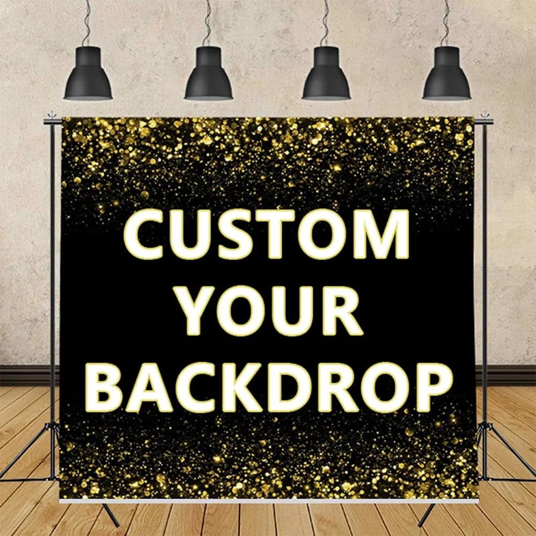 Personalized Backdrop Custom Vinyl Photo Background Customized Banner ...