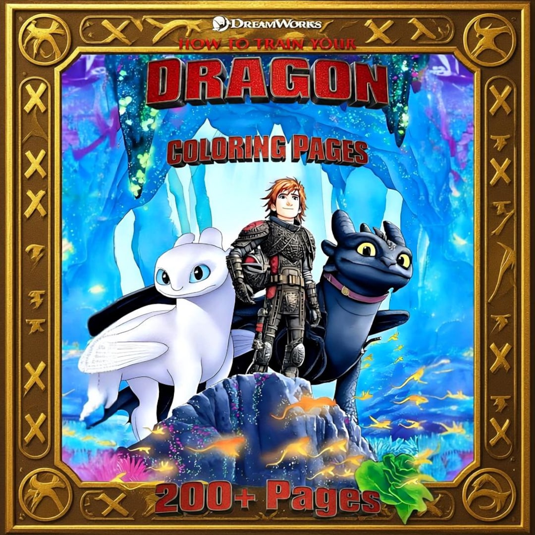 How to Train Your Dragon Coloring Pages - 200+ Pages ( and 2 Bonus ...