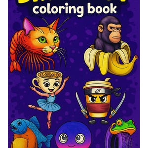 Brainrot Coloring Book - Etsy