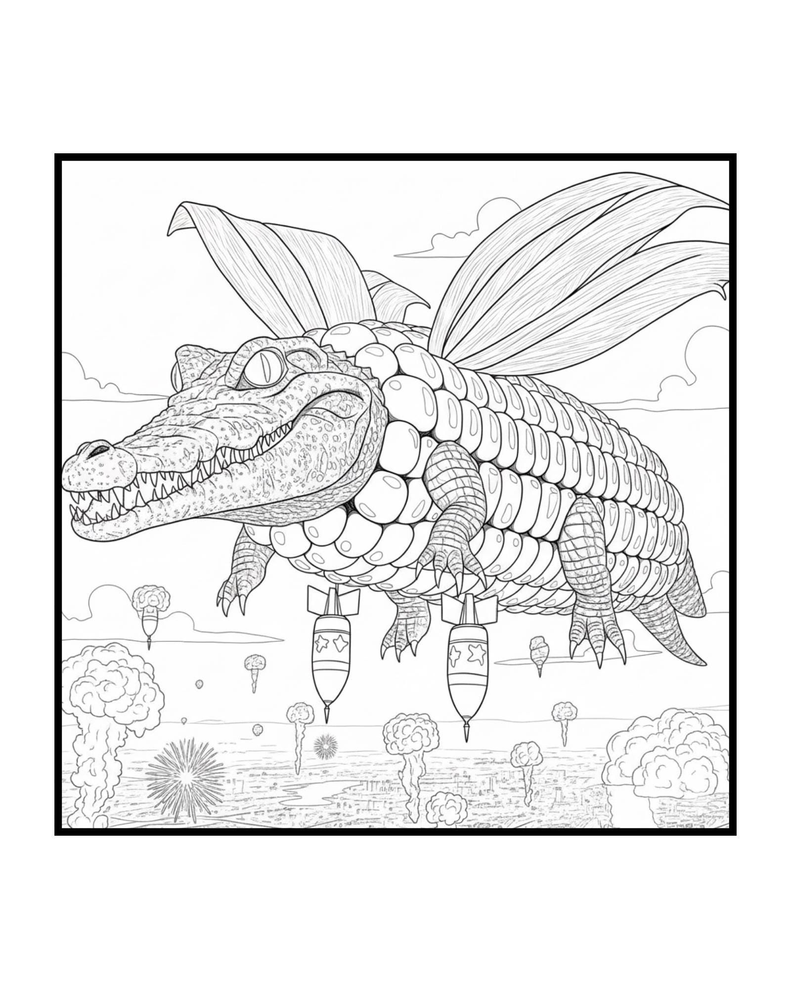 Italian Brainrot Coloring Pages - 100 + Pages - Etsy