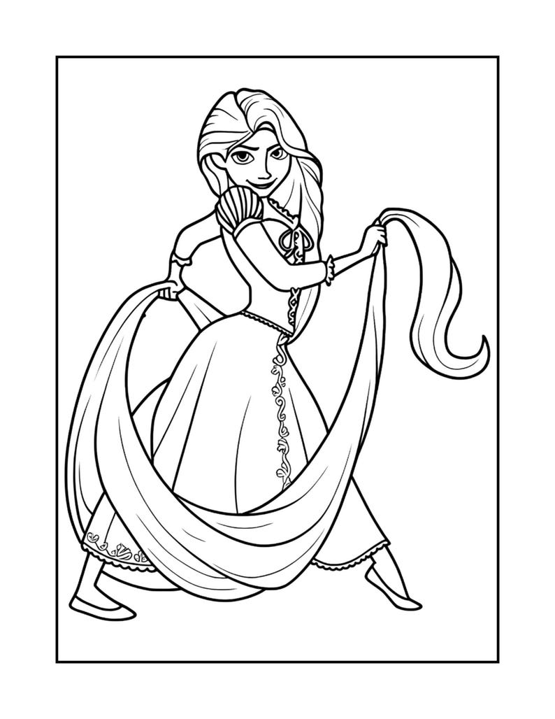 Disney Princess Coloring Pages - 200+ Pages - Etsy