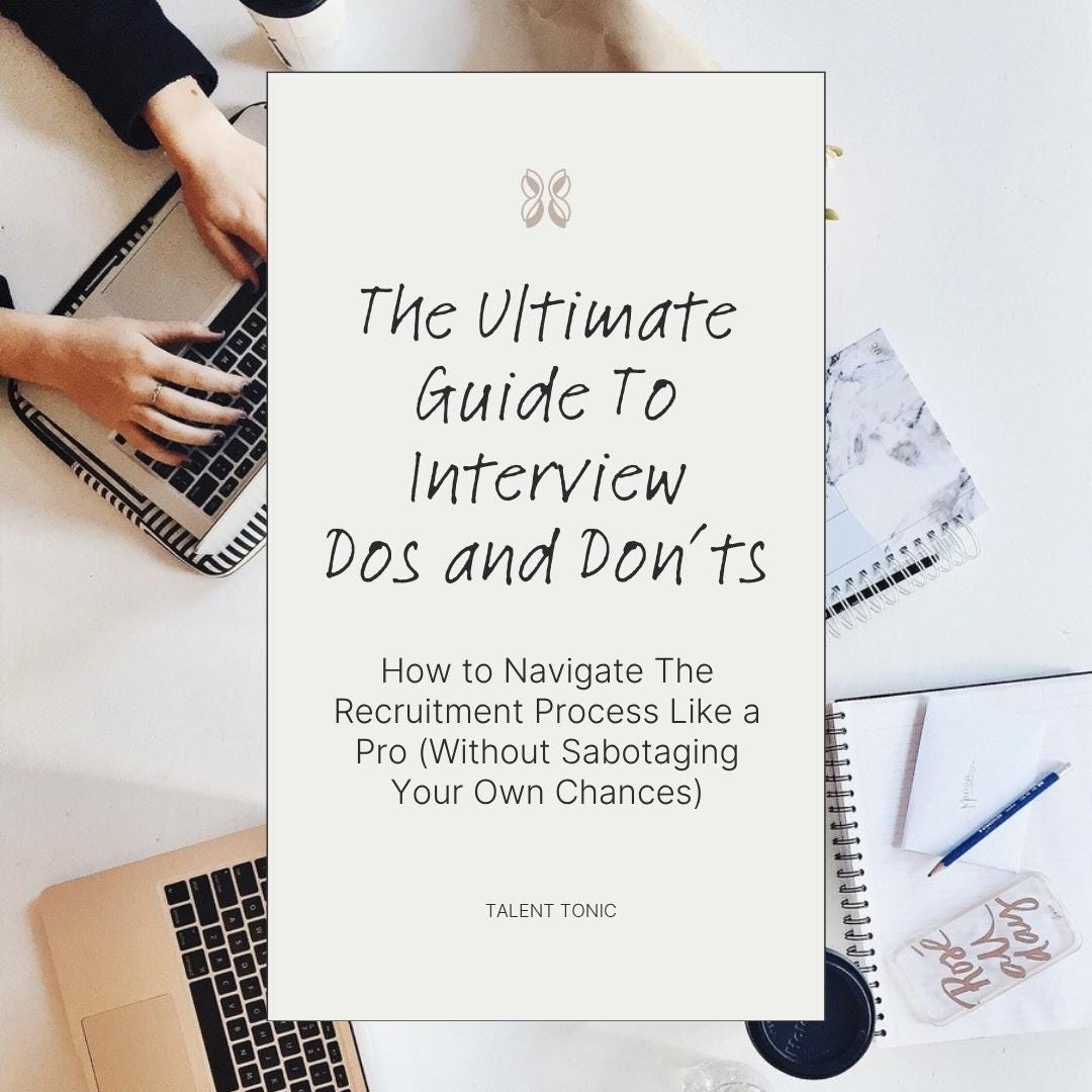 The Ultimate Guide to Interview - Dos and Don’ts - Etsy