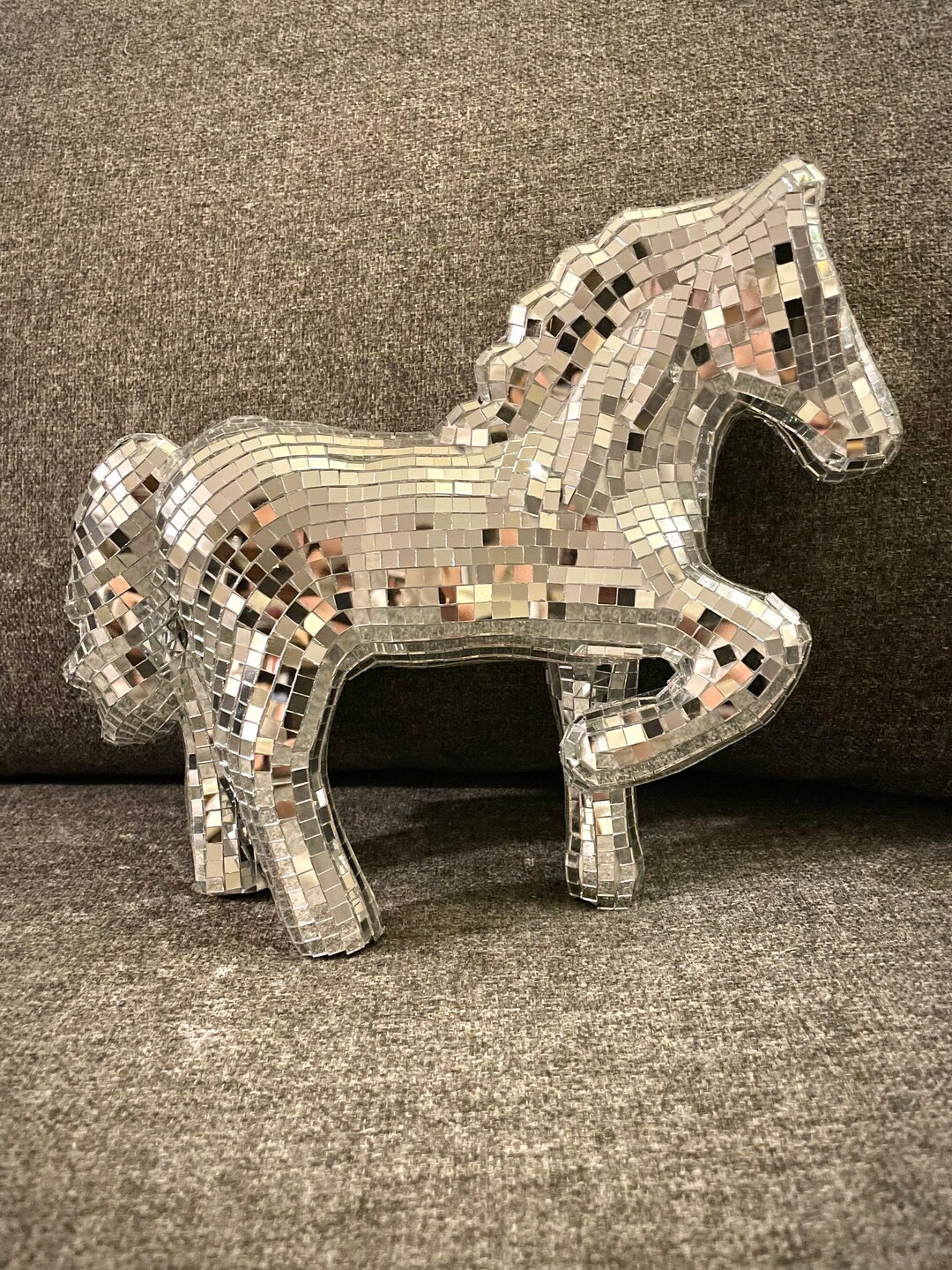 Disco Horse Disco Ball Horse Pony Sculpture Statue Figurine - Etsy