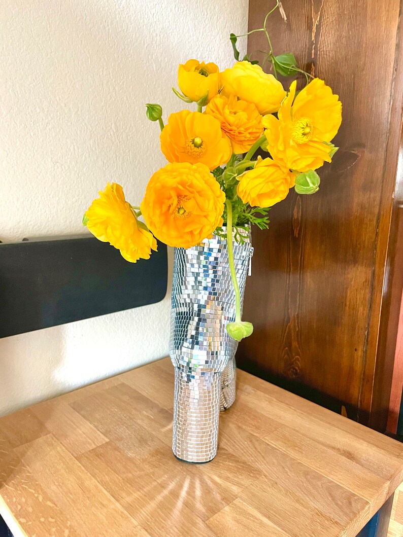 Disco Boot Vase - Etsy