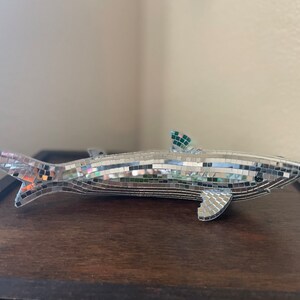 Disco Shark - Mirror Ball Tiled Shark - Ocean Animal Sea - Etsy