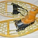 BINDINGS ONLY Pair Leather Snowshoe Snow Shoe Quick Bindings Straps ...