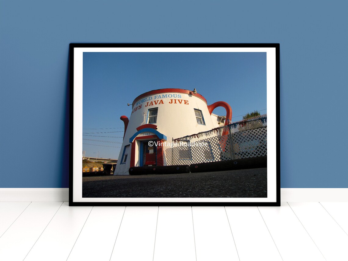 Bob's Java Jive Tacoma Washington Coffee Pot Building | Etsy