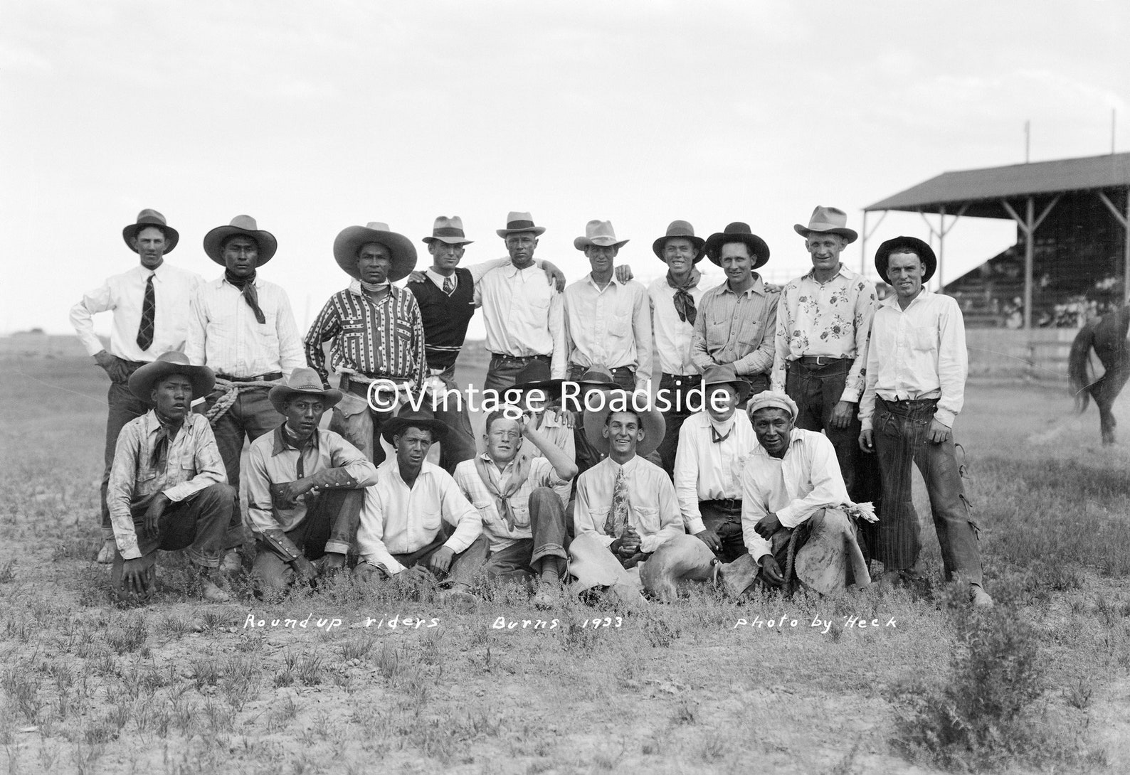 Vintage Rodeo Cowboys Photo Burns Oregon Archival Print From - Etsy