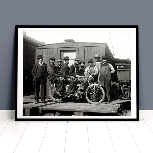 Motorcycle Print - Etsy