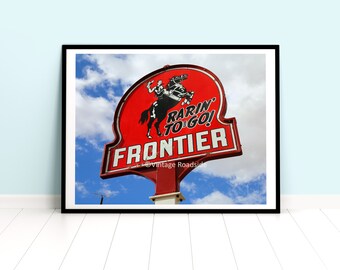Frontier Gas Sign - Etsy