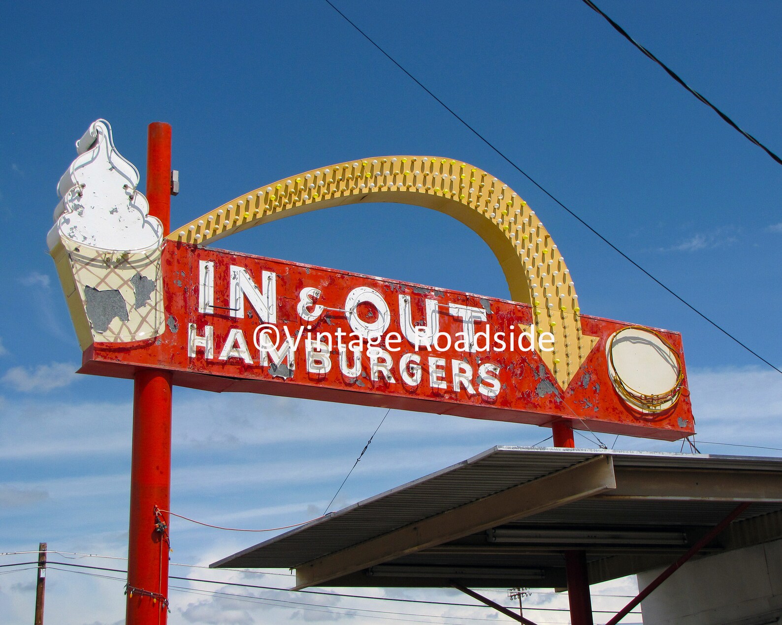 In & Out Drive in Restaurant Neon Sign Print Baker City - Etsy