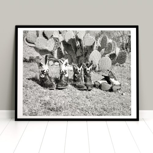 Vintage Remuda Ranch Rodeo Photo Black and White Archival | Etsy