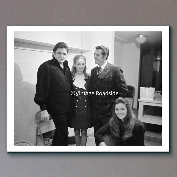Black and White Photo of Johnny Cash - Etsy