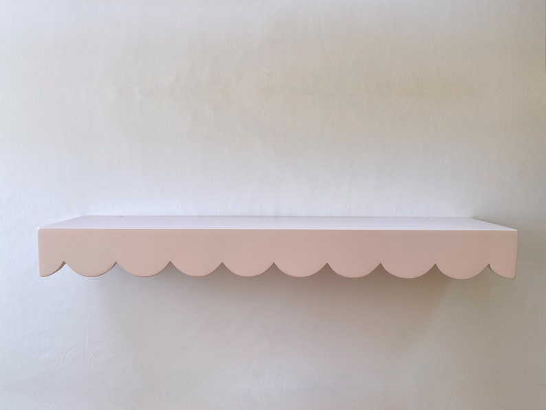 Pink Floating Shelf Multiple Sizes Nursery Decor Girls | Etsy