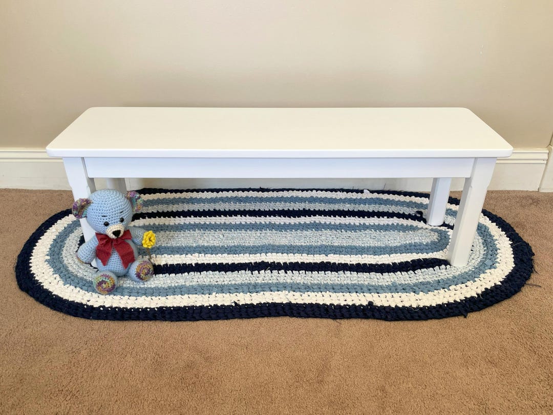 Child Bench Painted - Choose Color, Length, & Height - Made to Order - Etsy