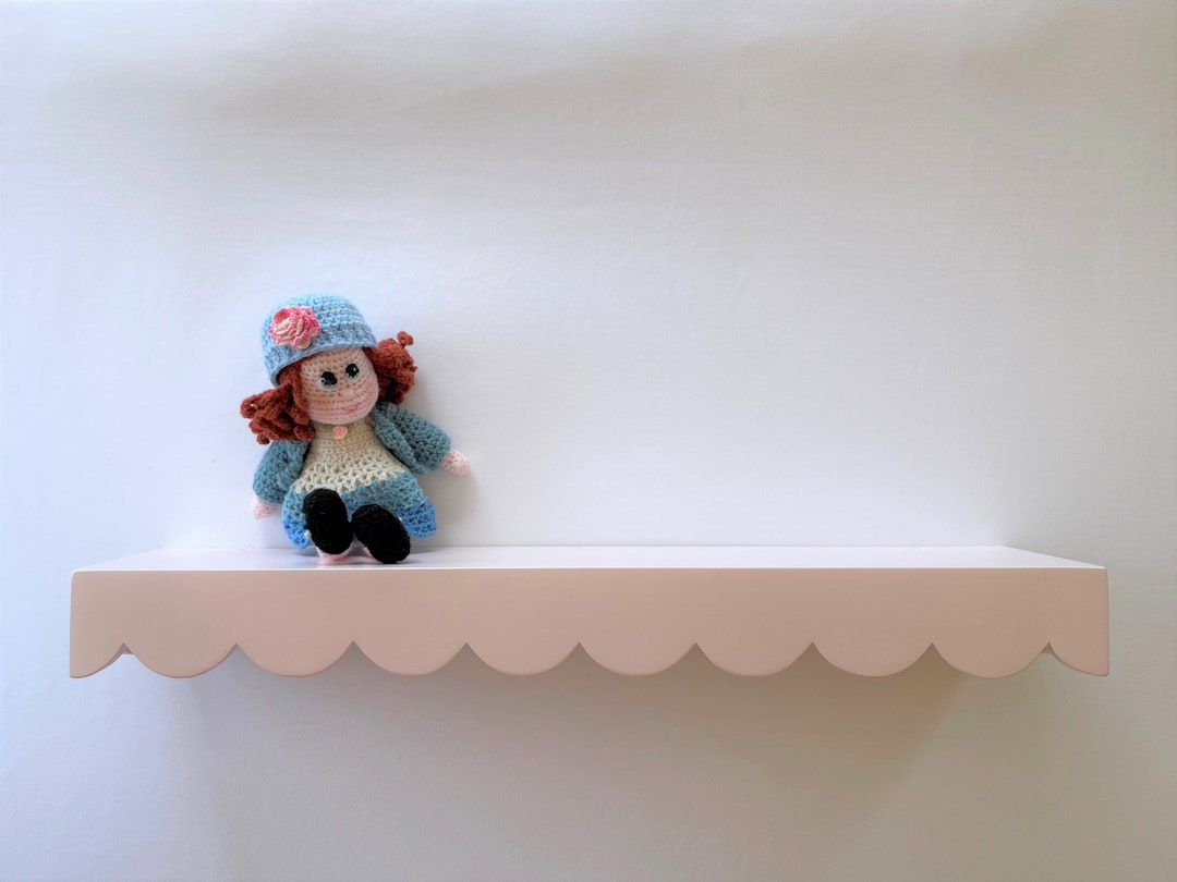 Pink Floating Shelf Multiple Sizes Nursery Decor Girls - Etsy