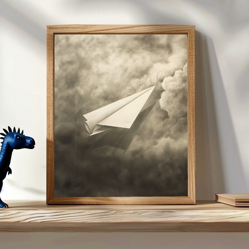 Paper Airplane Art - Etsy