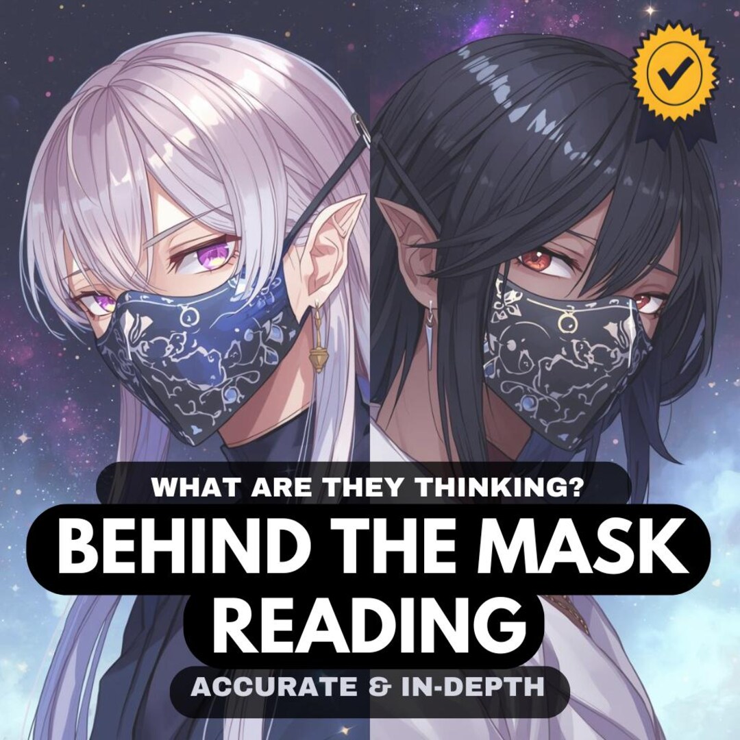 Behind the Mask Reading | Energetic Impression | Thoughts - Etsy