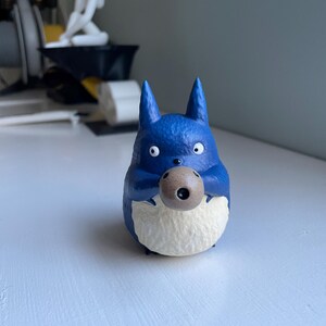 Totoro Miniature – Handcrafted & Painted 3D Collectible Figurine, 3 ...