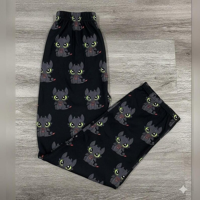 Couple Cozy Dragon Pajama Pants – Unisex Matching Sleepwear for Couples ...