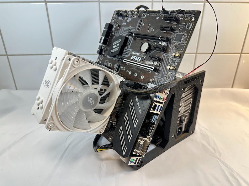 Motherboard + PSU Open-air Test Bench — Cable-access Workstation for PC ...