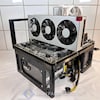 Motherboard Crypto Mining Test Bench With GPU Stand / Desktop PC and ...
