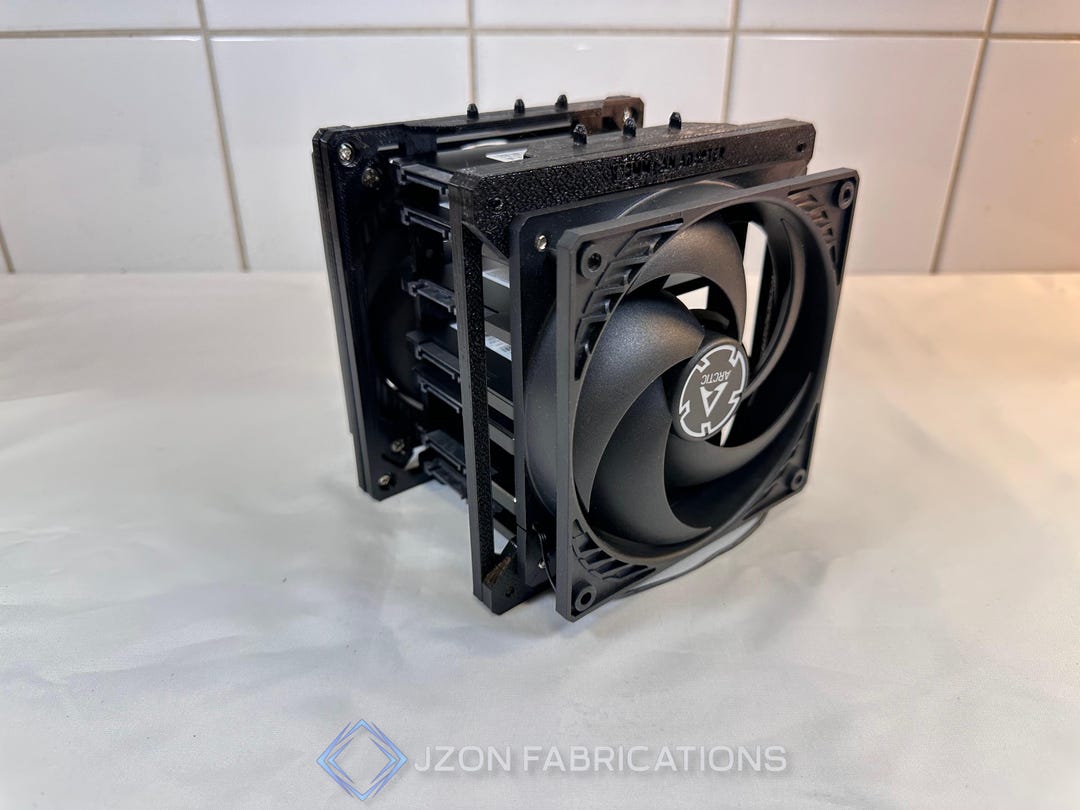 Cooled SSD Rack - Stackable, 3D Printed, 10 X 2.5" SSD or 6 X SAS - Etsy UK