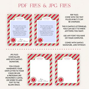 Santa Cam Letter | Editable and Printable | Sizes A4, Letter Size & 5x7 ...