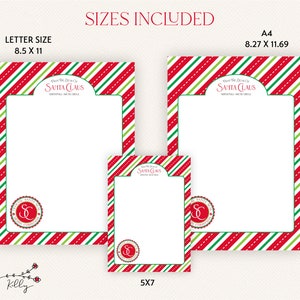 Santa Cam Letter | Editable and Printable | Sizes A4, Letter Size & 5x7 ...