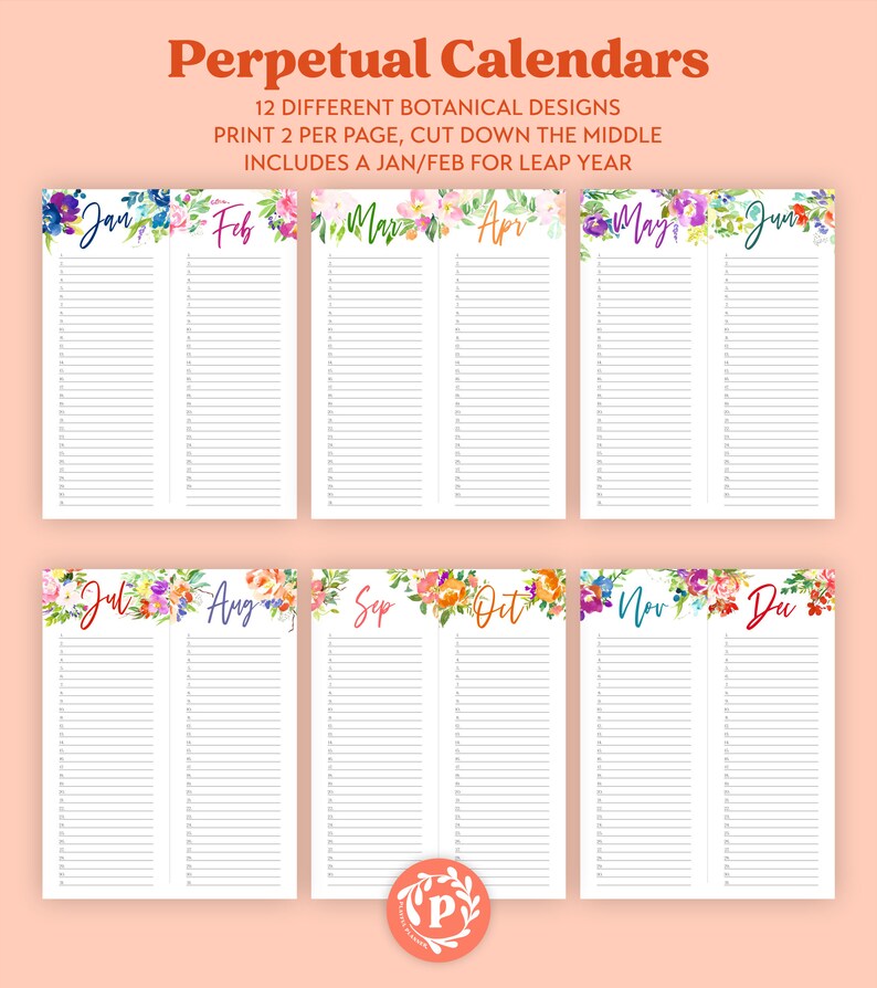 2022 2023 Printable Editable Calendar Bundle Includes Monthly - Etsy Canada