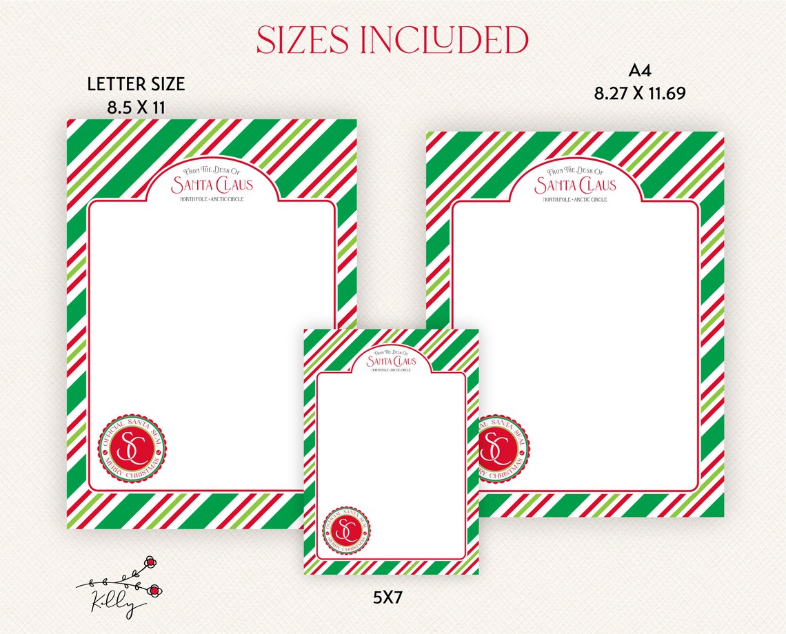 Editable Santa Cam Letter Printable PDF & JPG Files Use - Etsy
