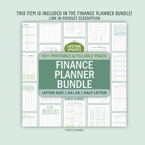 Printable Accounting Ledger Fillable PDF for Small Business Bookkeeping ...