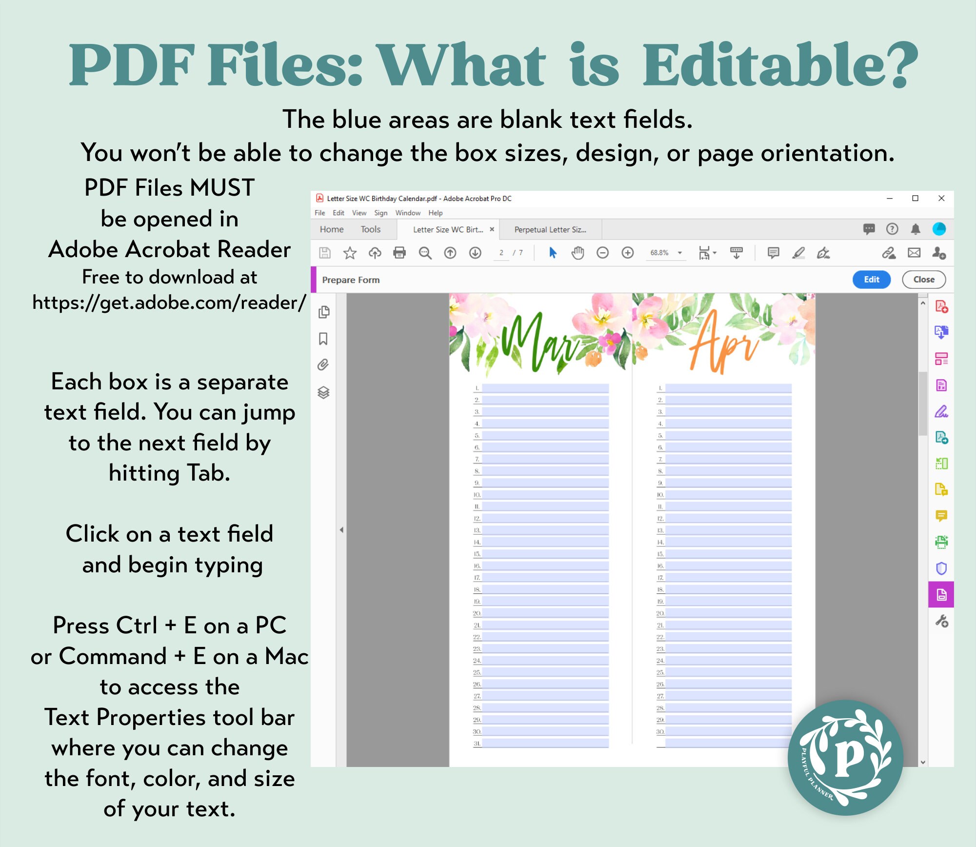 2022 2023 Printable Editable Calendar Bundle Includes Monthly - Etsy Canada
